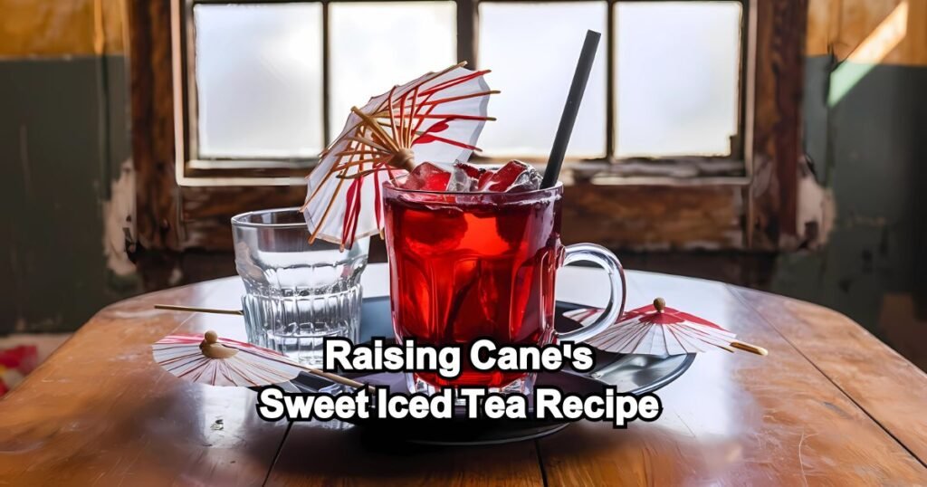 Raising Cane's Sweet Iced Tea Recipe - Homechefdaily